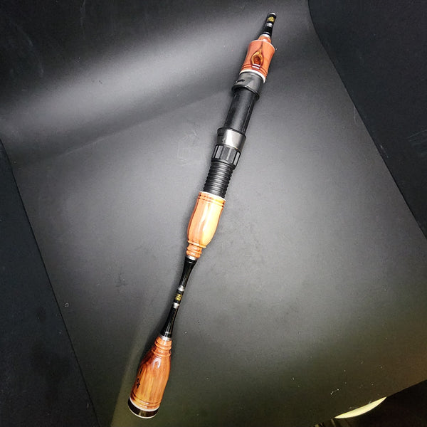 Hand Crafted Ultra Light Carbon Fiber Spinning Rod "The Hickory Twig ...