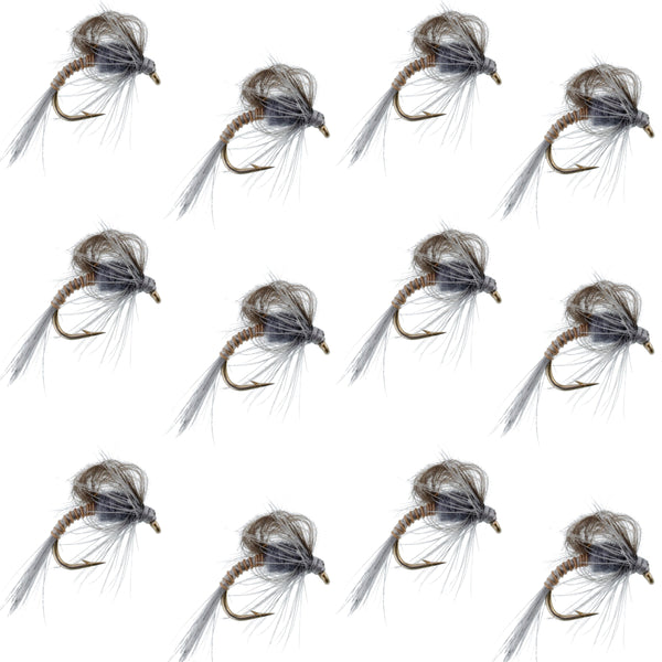 CDC Loop Wing Adams Emerger Fly 12 Flies - Hook Size 14 – Creek Life ...